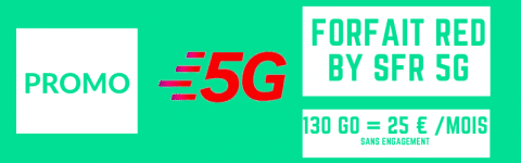 Forfait red sfr 5G sans engagement : Prix, caractéristiques de l'offre