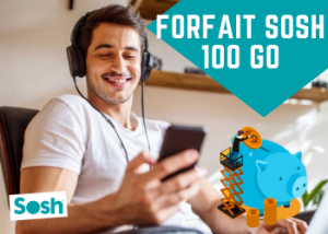 Forfait Sosh 100 Go en promo à 12,99 € en série limitée