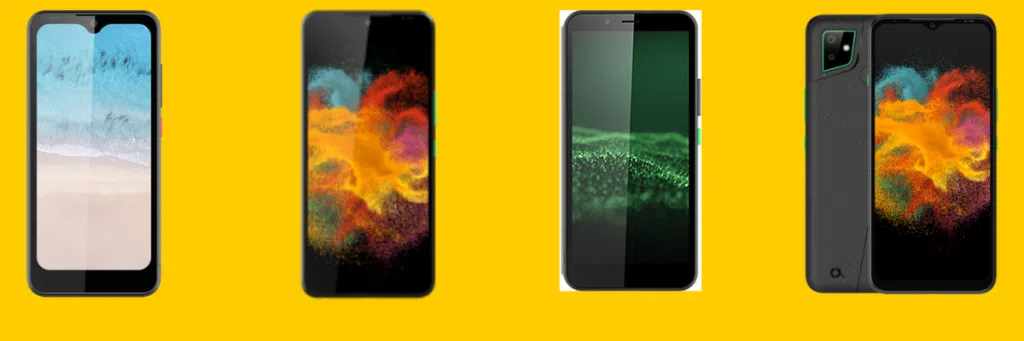 Prix des smartphones Altice S26, S35, S34, E55 et S25 avec forfait